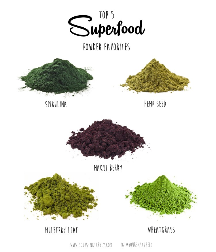 My Top 5 Favourite Superfood Powders – Yours Naturely